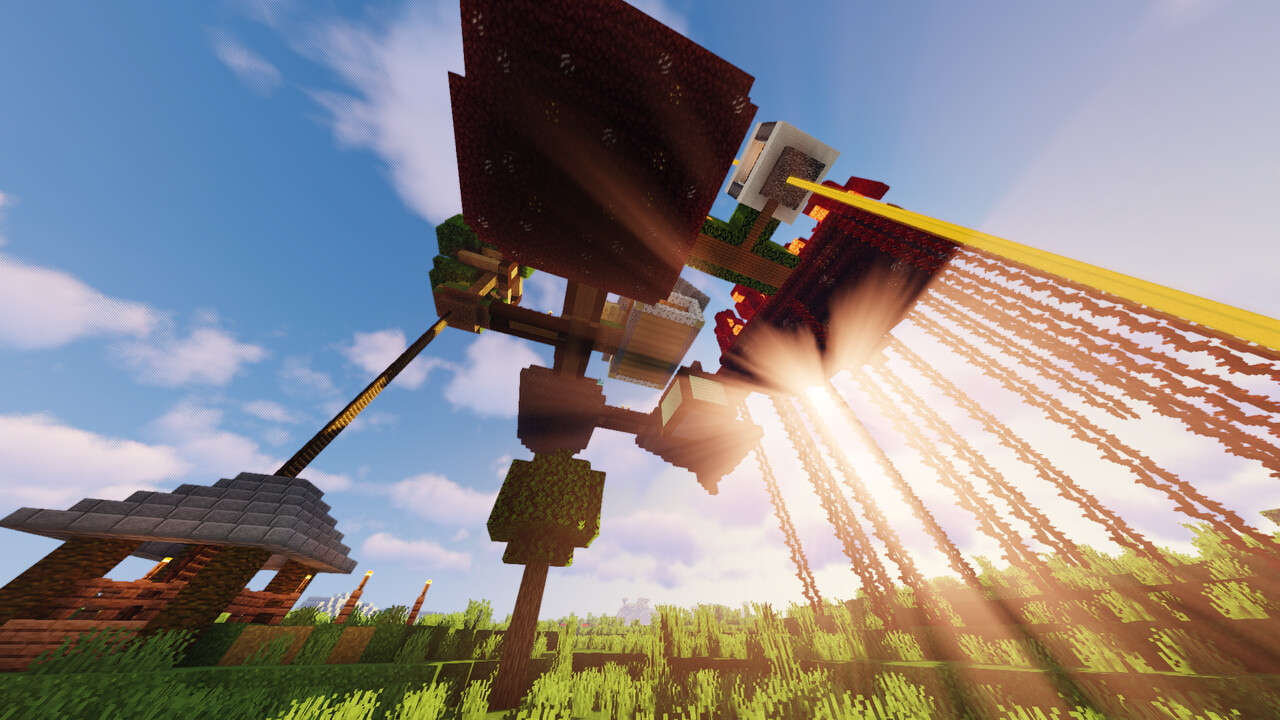 Floating Nether Islands Minecraft Map