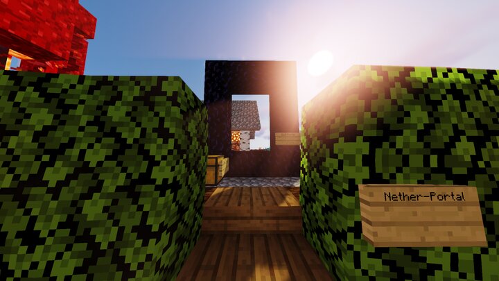 Floating Nether Islands Minecraft Map