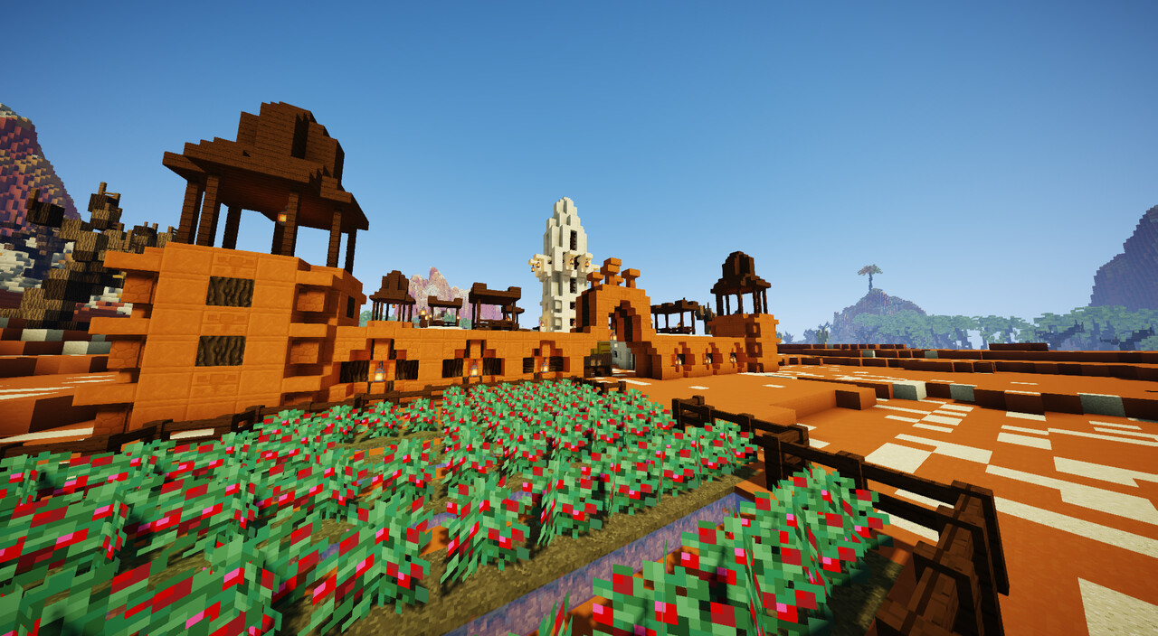 Desert Village Minecraft Map