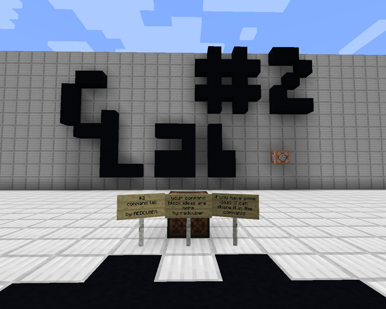 Your Command Ideas In Minecraft Tutorial Command Lab Map 2 Minecraft Map