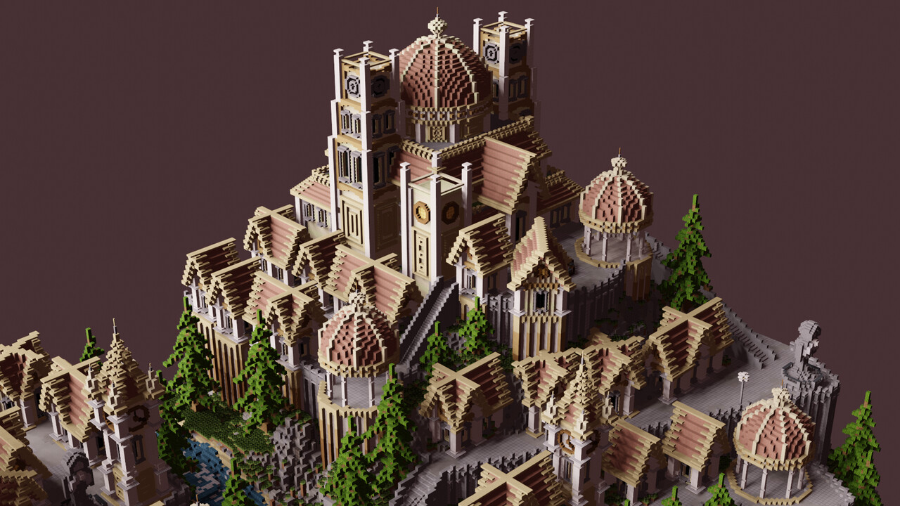 Asteilia Kingdom RPG Spawn | Aderlyon Build Team Minecraft Map