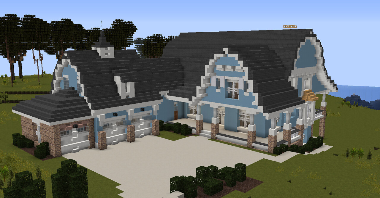 Dutch Colonial home #1 [With full interior and download] Minecraft Map