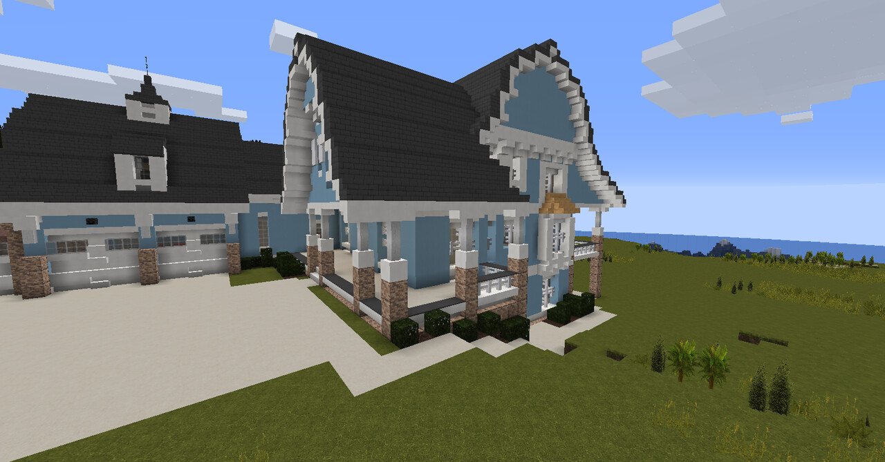 Dutch Colonial home #1 [With full interior and download] Minecraft Map