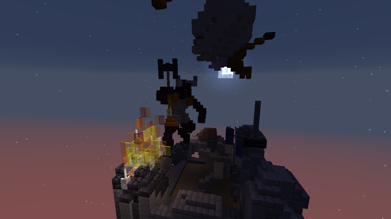 One Chunk of the Battlefield Minecraft Map