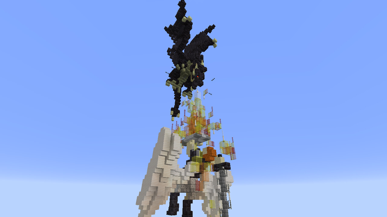 One Chunk of the Battlefield Minecraft Map