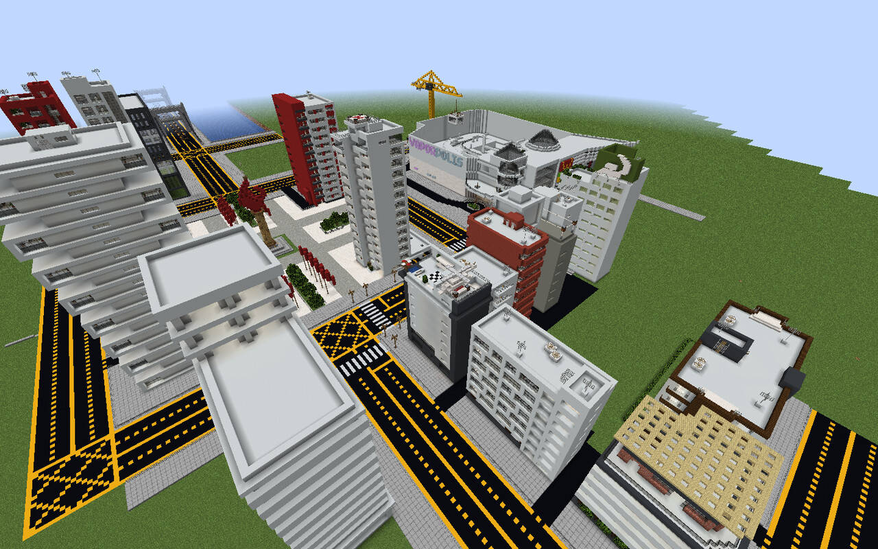 Communsm City / Big city and country Minecraft Map