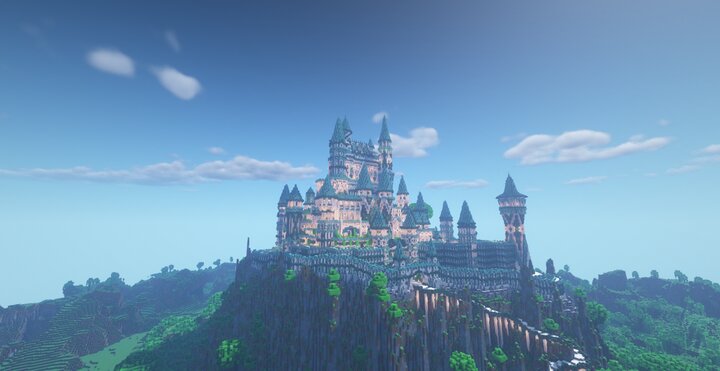Celestial Castle (Medieval Castle) 1.20.2/1.20.1/1.20/1.19.2/1.19.1/1. ...