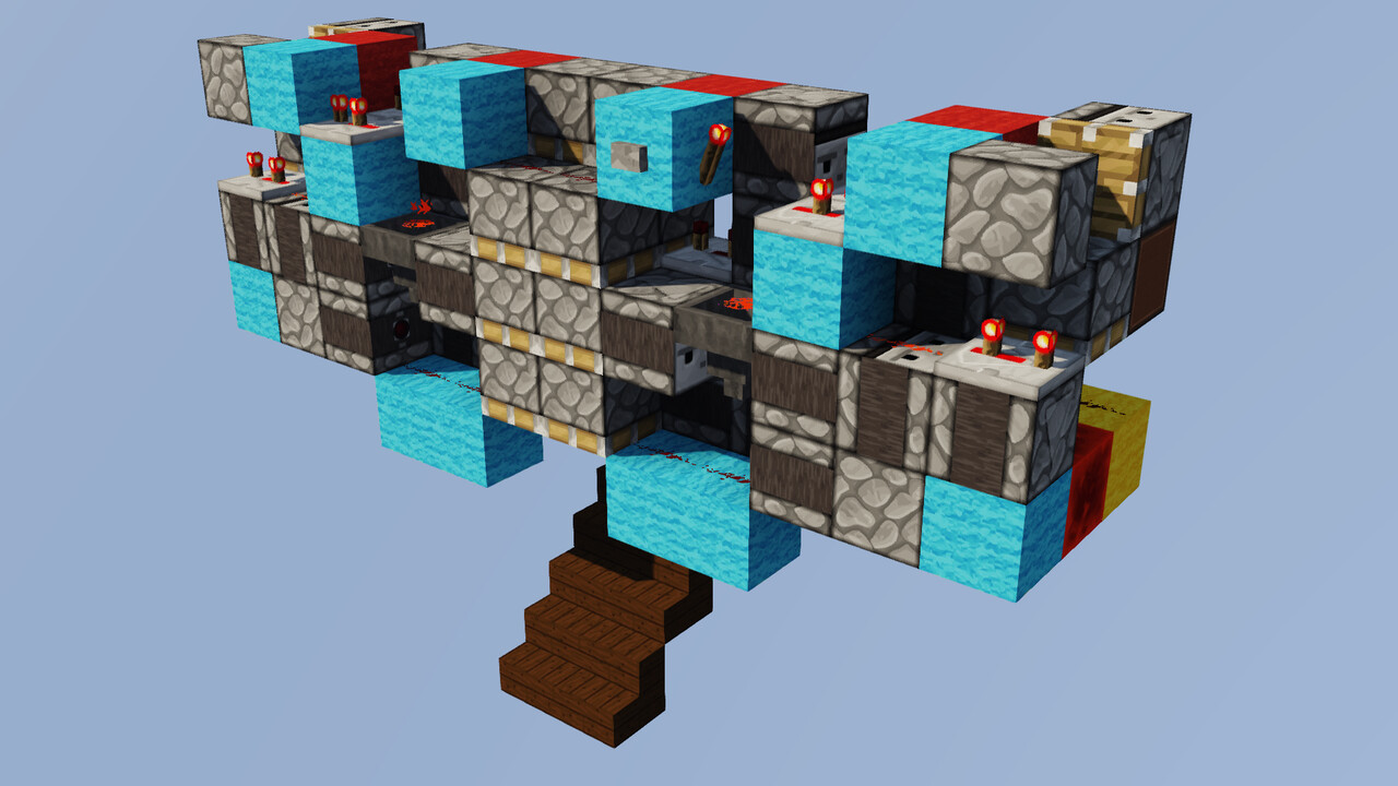 3 High Ceiling Staircase in Minecraft Java Minecraft Map