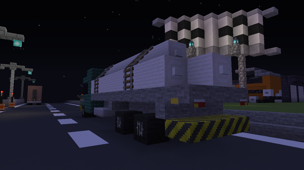 Flatbed Truck with Cargo Minecraft Map