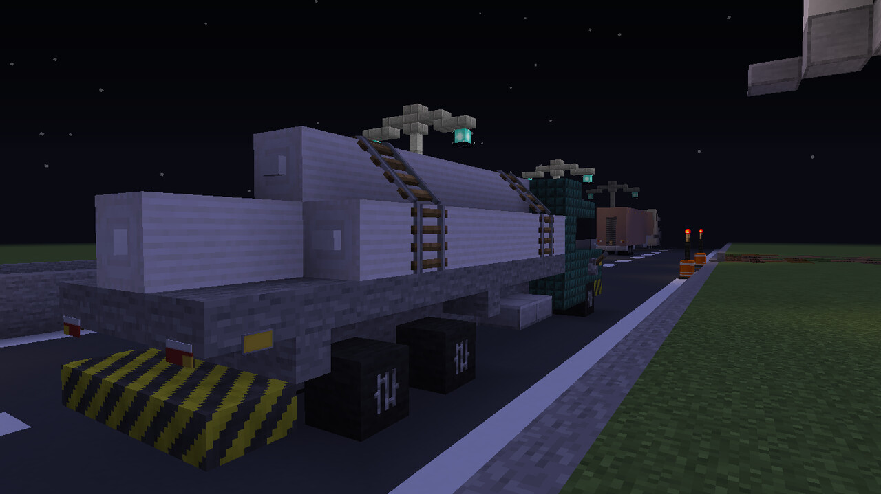 Flatbed Truck with Cargo Minecraft Map