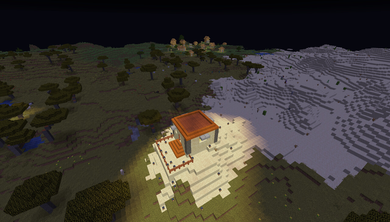 Nether Village Minecraft Map