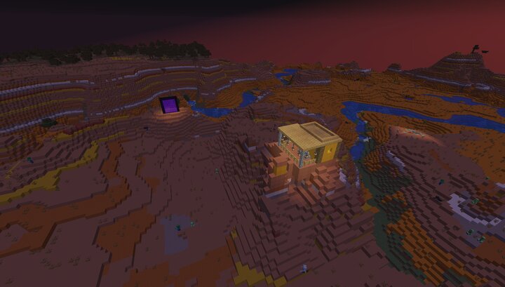 Nether Village Minecraft Map