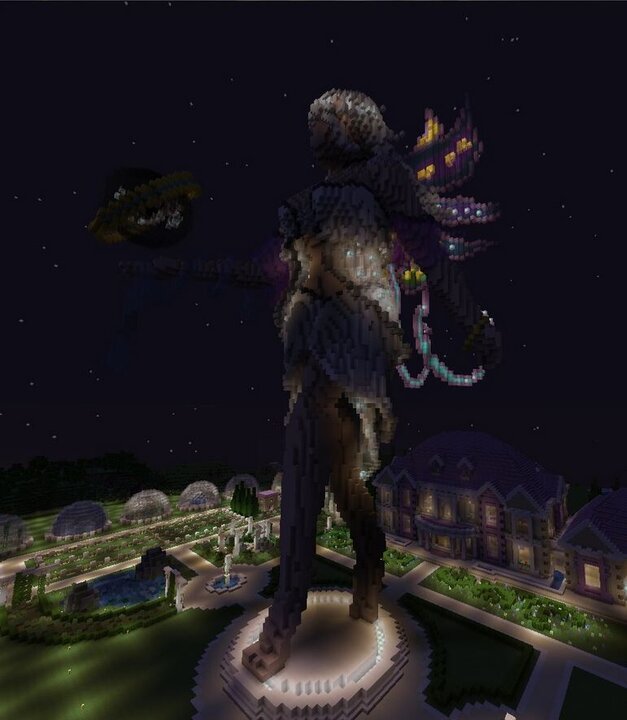 Enchanted Fairy Statue Minecraft Map