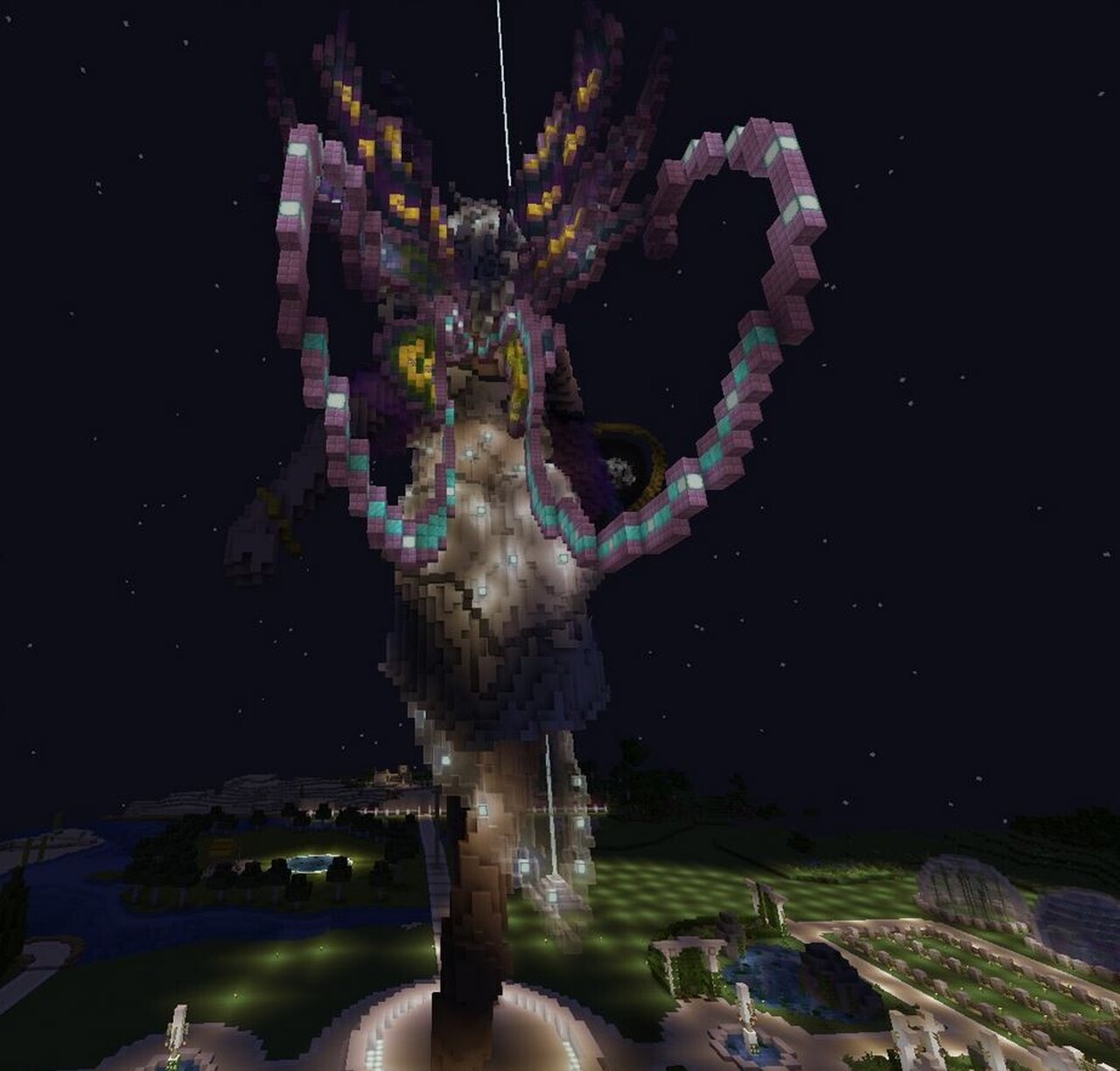 Enchanted Fairy Statue Minecraft Map