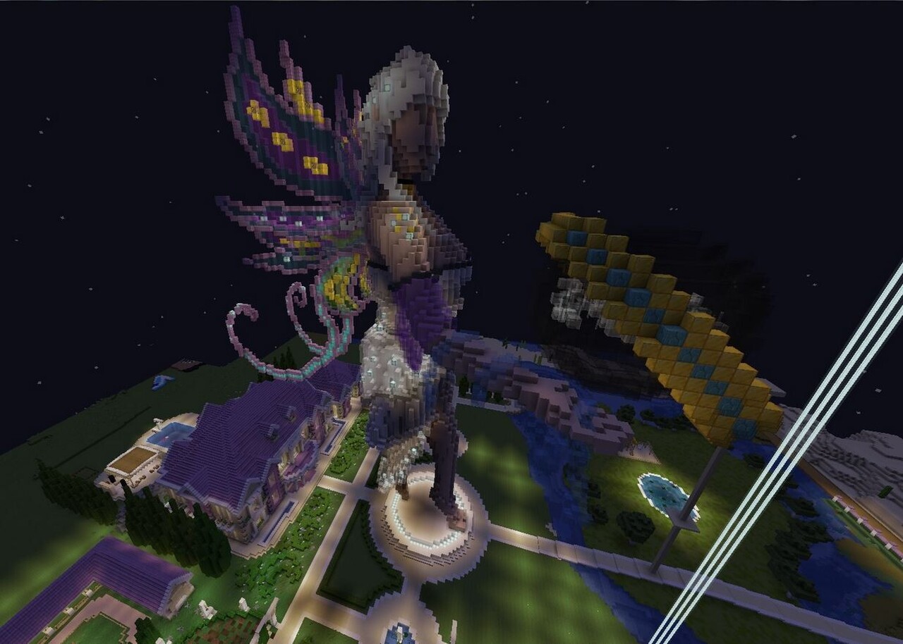 Enchanted Fairy Statue Minecraft Map