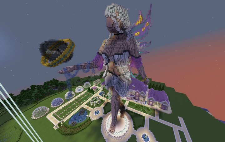 Enchanted Fairy Statue Minecraft Map