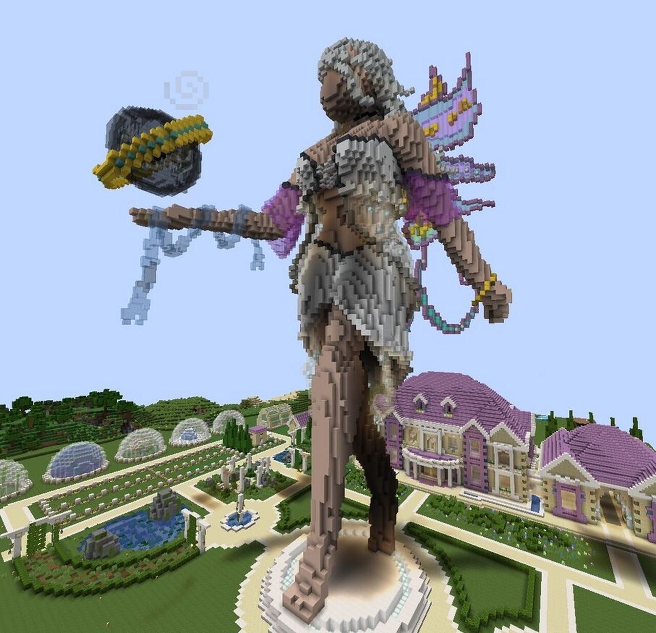 Enchanted Fairy Statue Minecraft Map