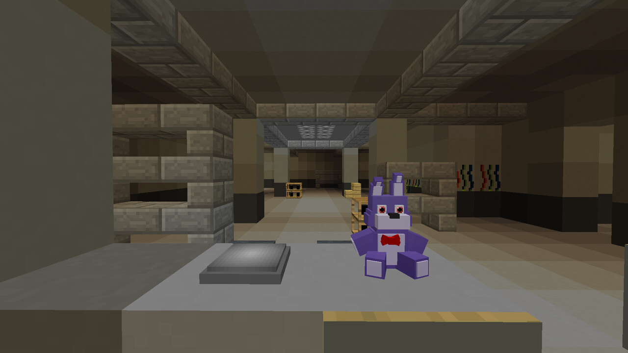 FNaC 2 Map (Functional Flashlight & Cameras!) Minecraft Map