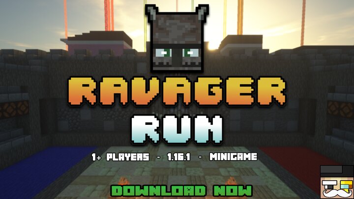 RAVAGER RUN 】1.16+ - MINIGAME Minecraft Map