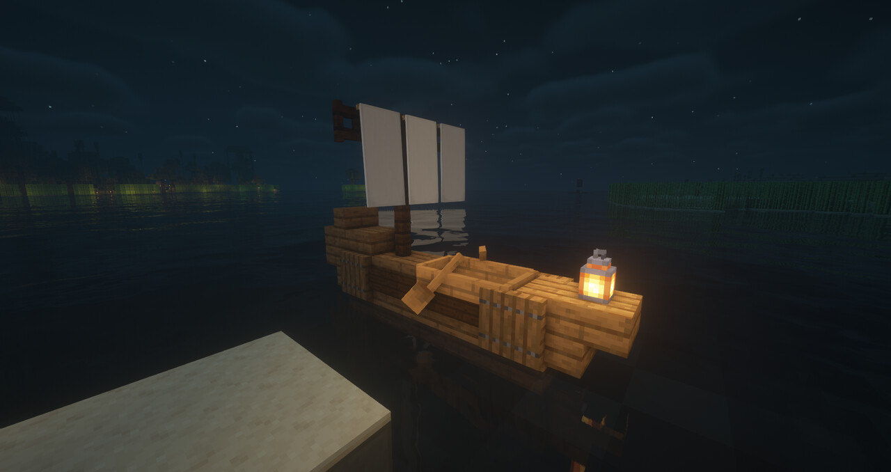 Tiny Spruce Plank Boat Minecraft Map