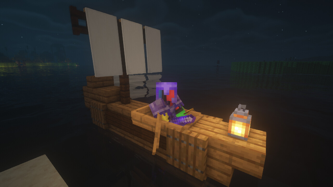 Tiny Spruce Plank Boat Minecraft Map