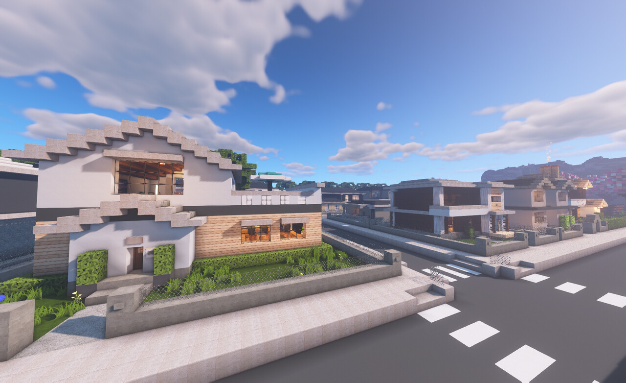 SUKAJARA | Japanese-Inspired Town Minecraft Map