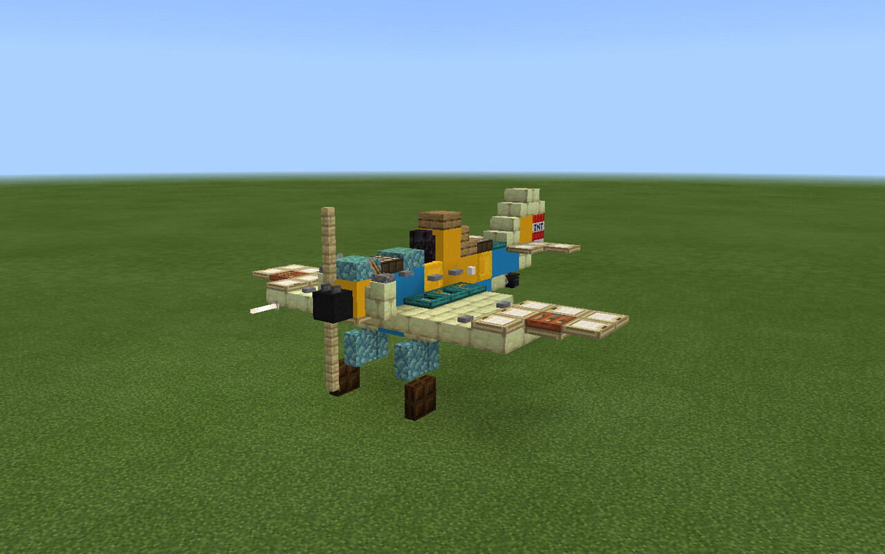 Boeing P-26 Peashooter 1.5:1 scale Minecraft Map