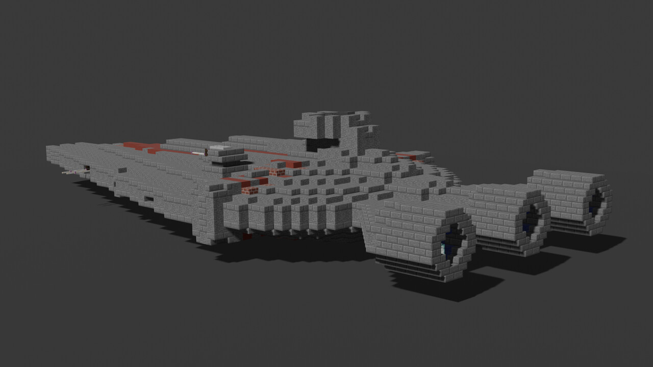 Arquitens-class Light Cruiser (not 1:1 Scale) Minecraft Map