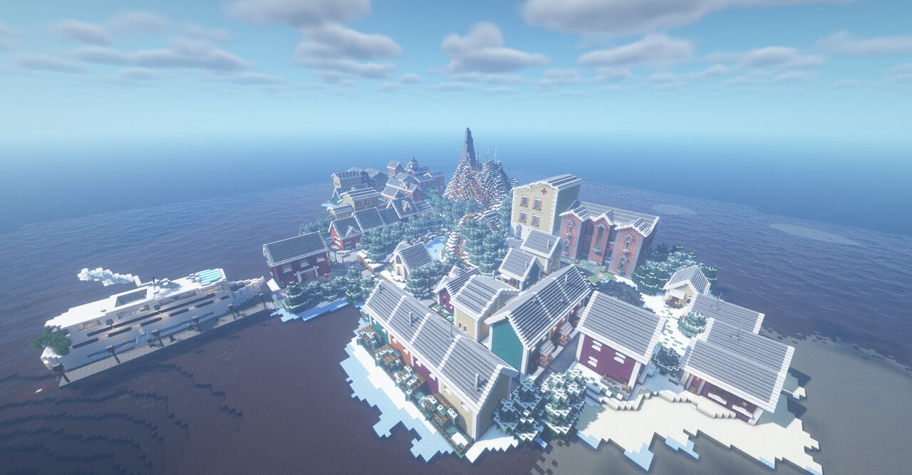 Osfjoll - A Scandinavian City Minecraft Map