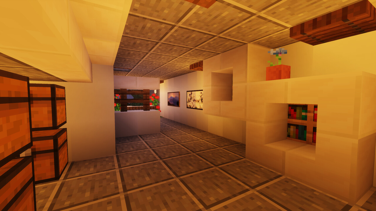 Hillside Modern Villa Minecraft Map