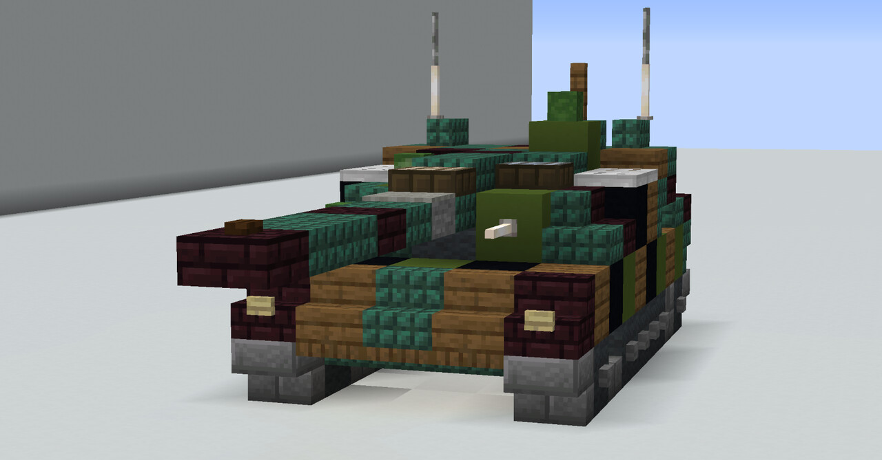 AMX-56 Leclerc(1.5:1 scale) Minecraft Map