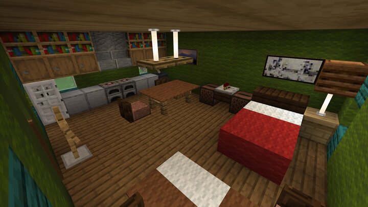 Fallout 4 Forest Cabin Minecraft Map