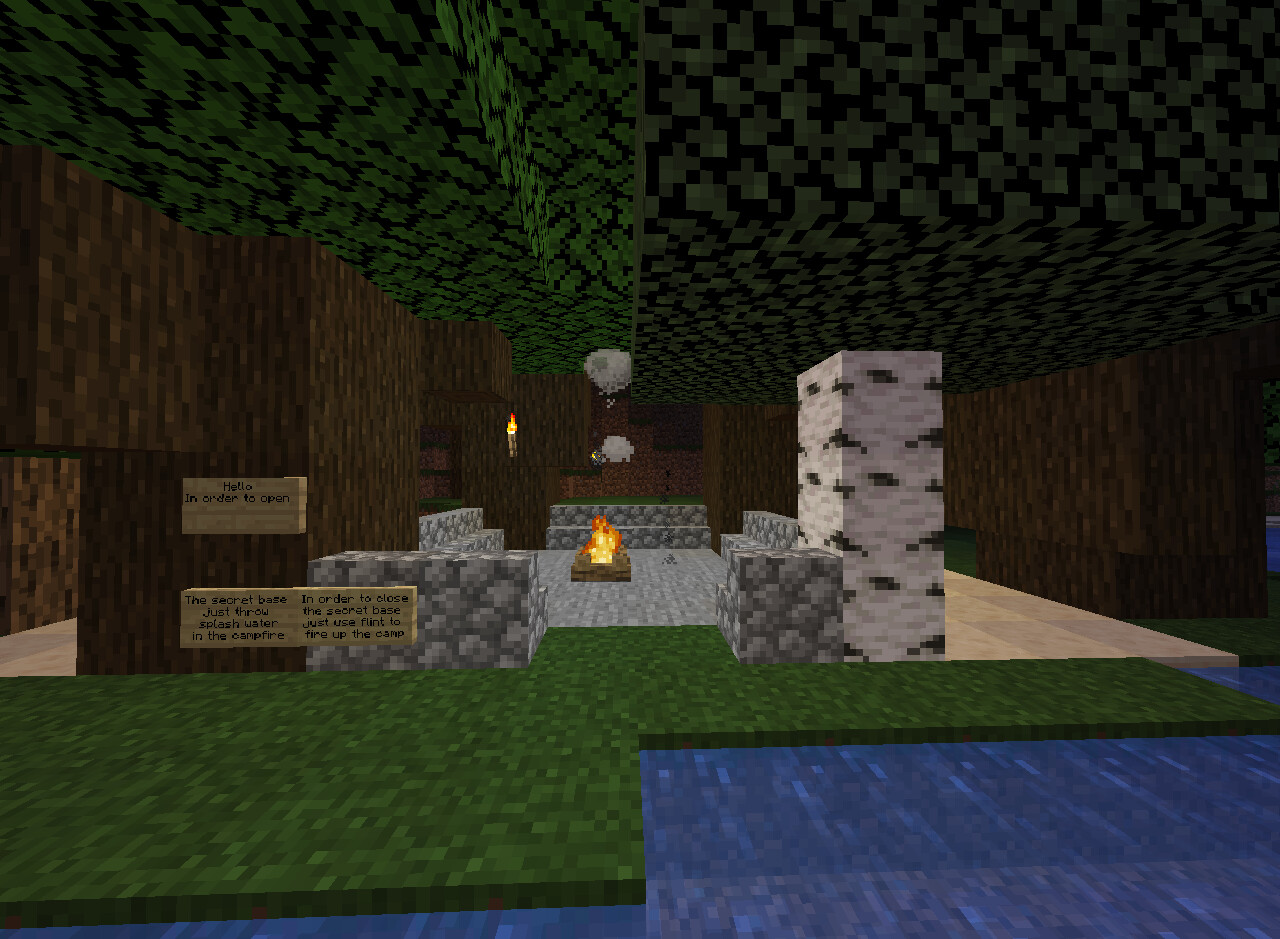 Minecraft secret base Minecraft Map