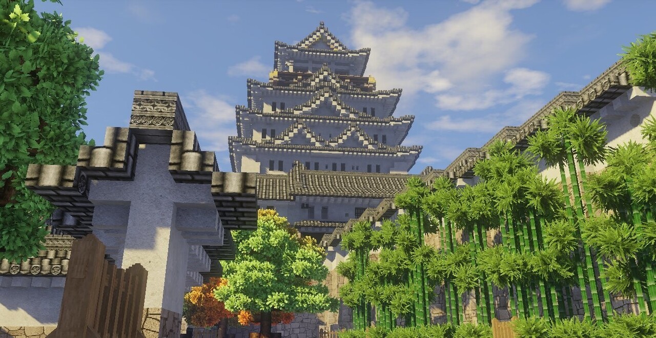 Japanese style castle [beutiful] Minecraft Map