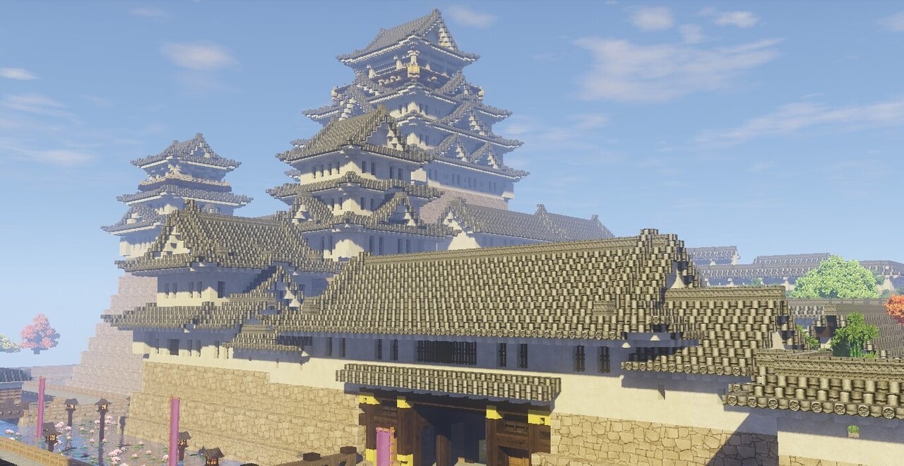 Japanese style castle [beutiful] Minecraft Map