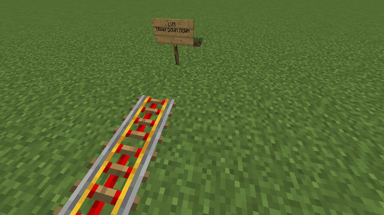 roller coster Minecraft Map