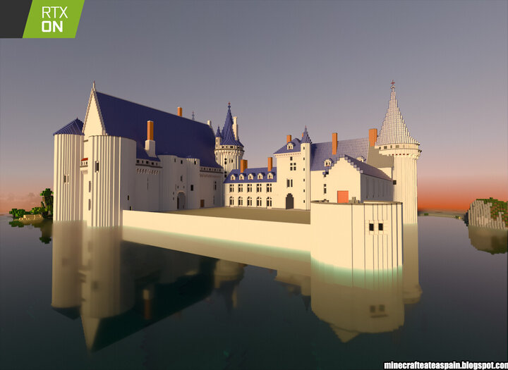Minecrafteate at RTX, Nº6: Replica of the Castle of Sully Sur Loire ...
