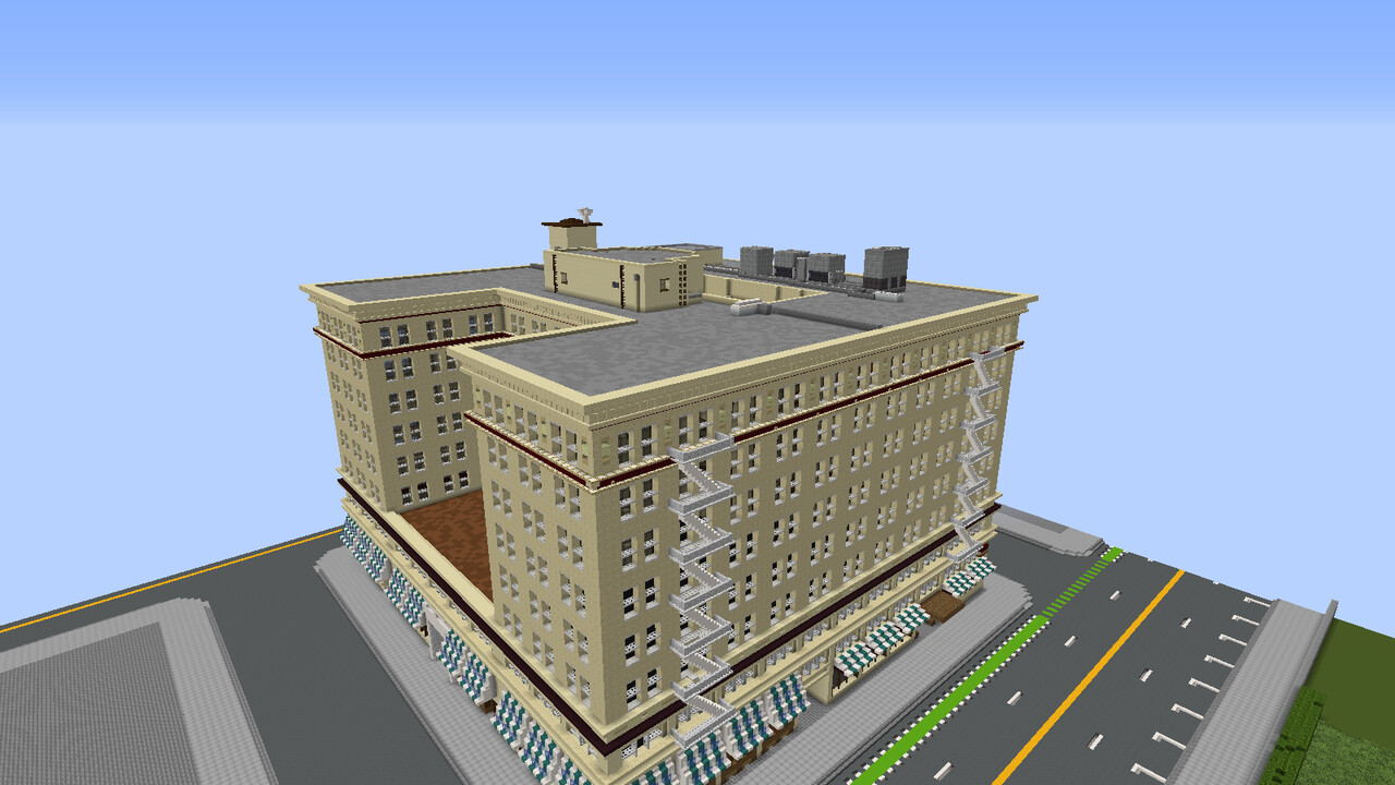 Portland, Oregon, Reference in 1.5:1 scale. In Voxton city! Minecraft Map
