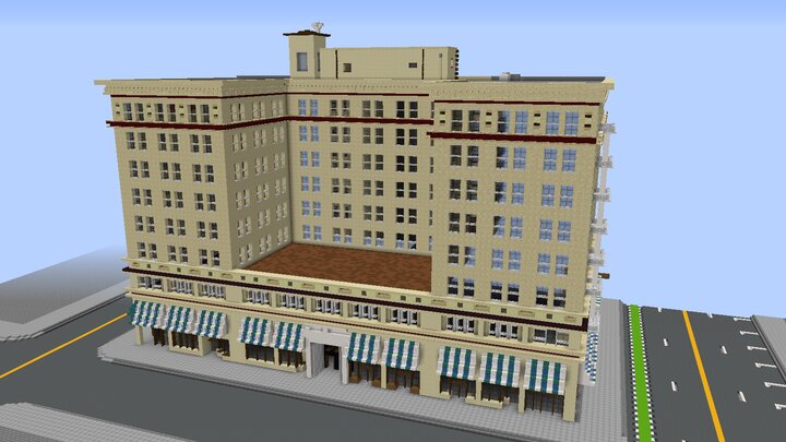 Portland, Oregon, Reference in 1.5:1 scale. In Voxton city! Minecraft Map