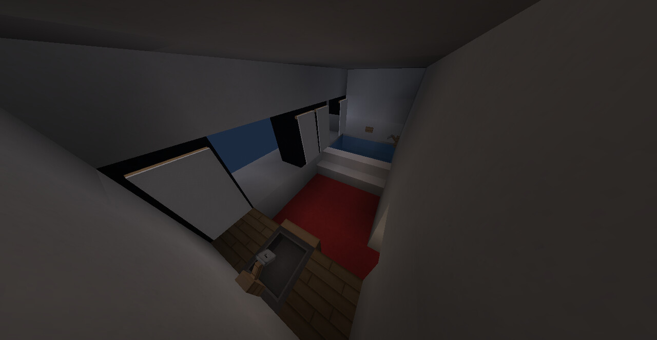 Superyacht Saturn "white" / Súper yate Saturn "white" Minecraft Map