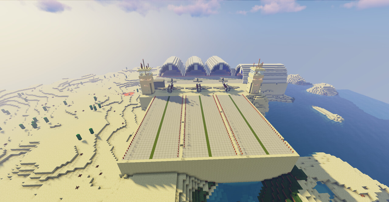 Small Empire Airbase Minecraft Map