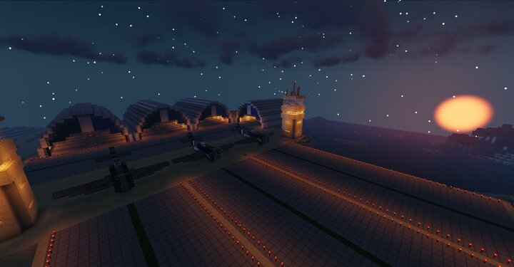 Small Empire Airbase Minecraft Map