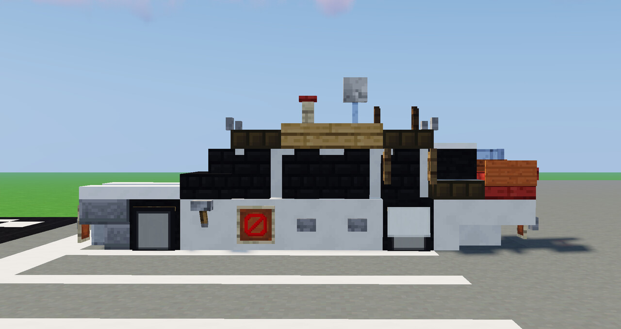 Ghostbusters Ecto-1 Minecraft Map