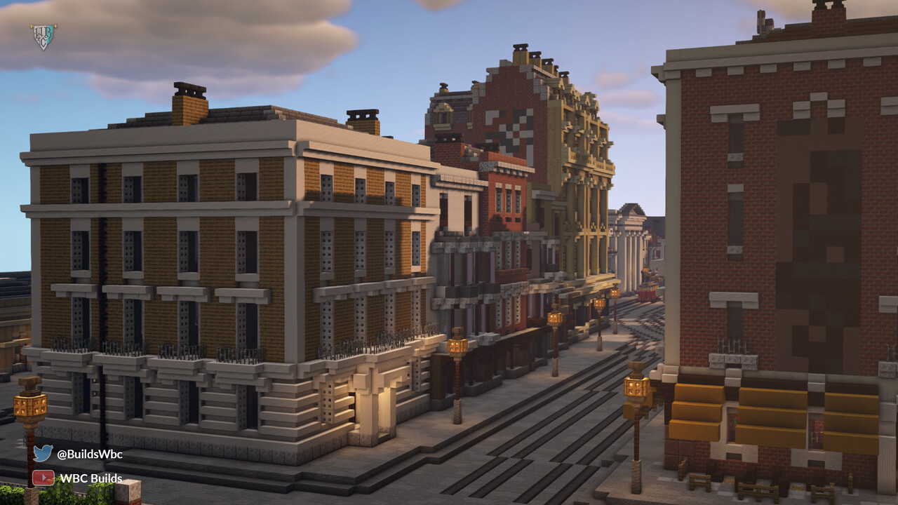 Victorian High Street, Walhampton Minecraft Map