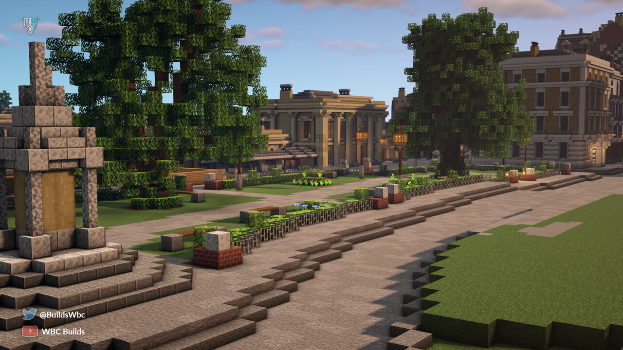 Victorian High Street, Walhampton Minecraft Map