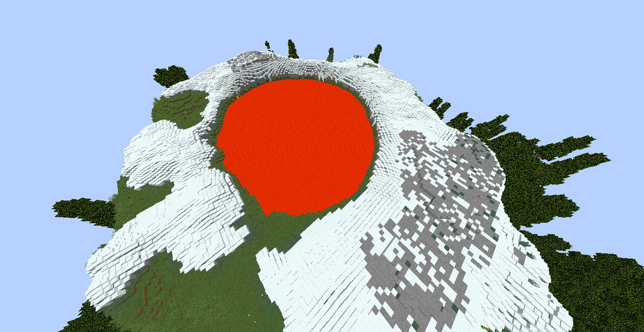 Volcano Minecraft Map