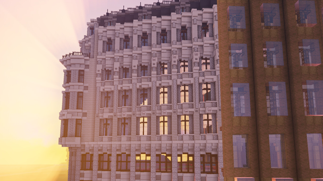 Some random traditional builds that I put together in 1 post Minecraft Map