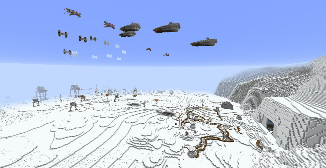 Battle of Hoth Minecraft Map