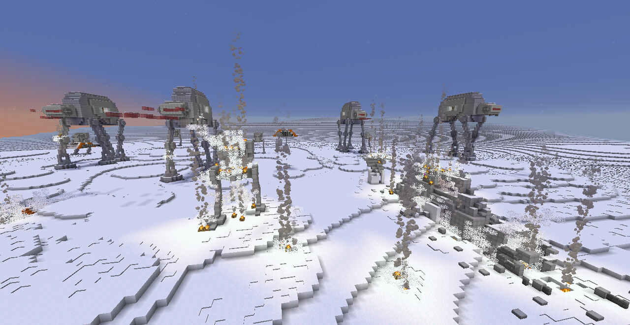 Battle of Hoth Minecraft Map