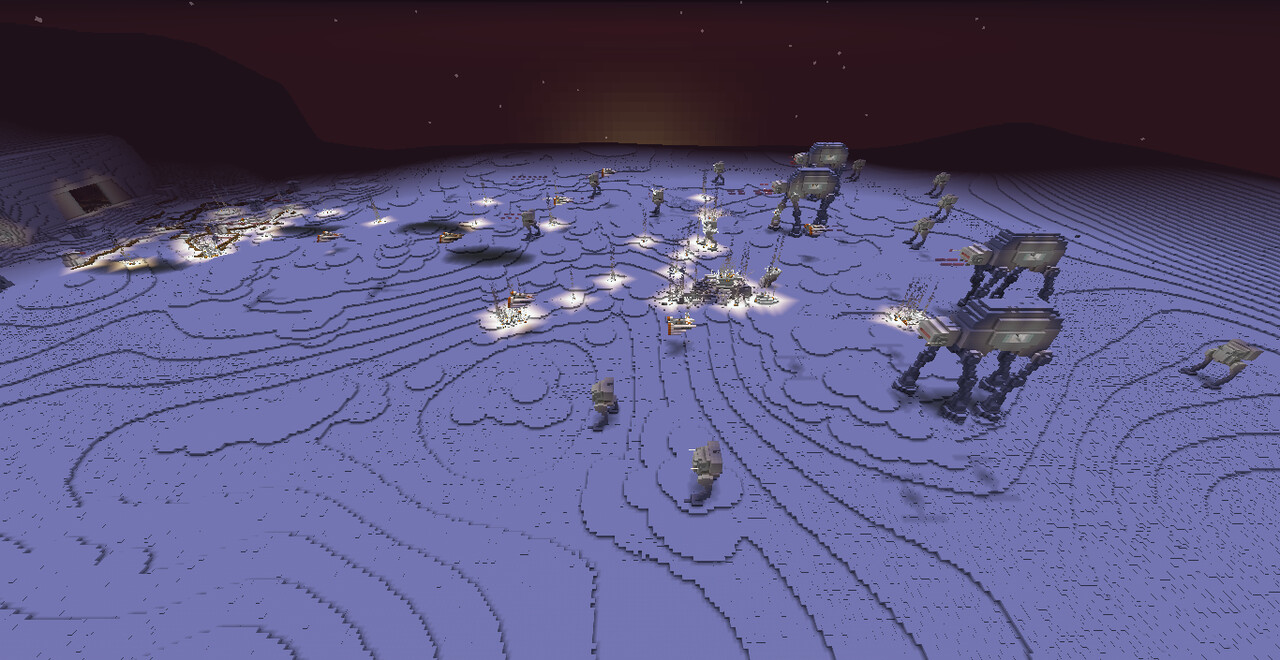 Battle of Hoth Minecraft Map